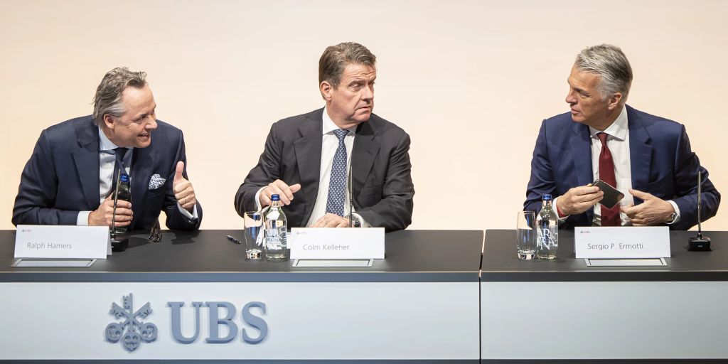 UBS-Aktien legen nach Ermotti-Rückkehr zu