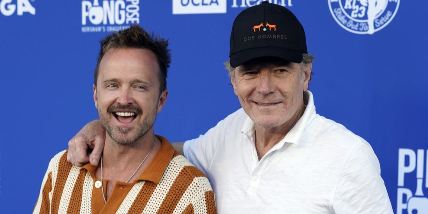 Bryan Cranston und Aaron Paul feiern «Breaking Bad»-Charity-Reunion ...