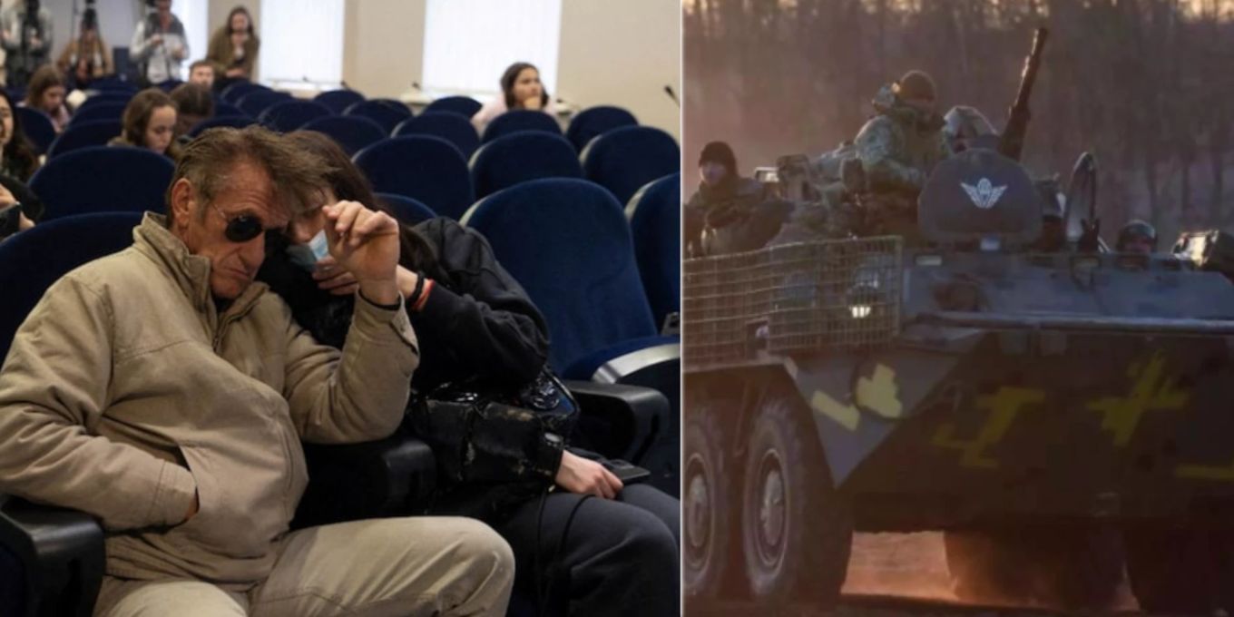Ukraine Krieg: Hier sitzt Sean Penn in erster Reihe | Nau.ch