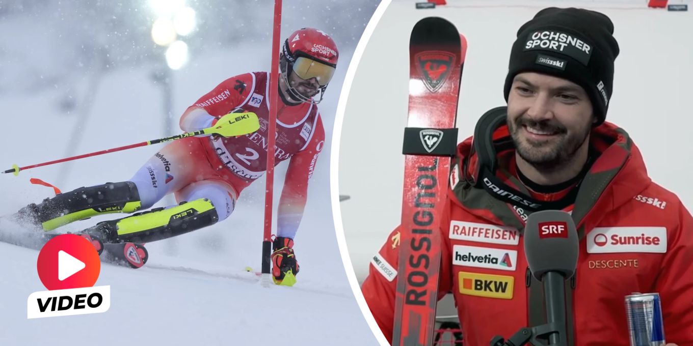 Loïc Meillard Dritter in Val d'Isère: «Zum Glück hat es geklappt» | Nau.ch
