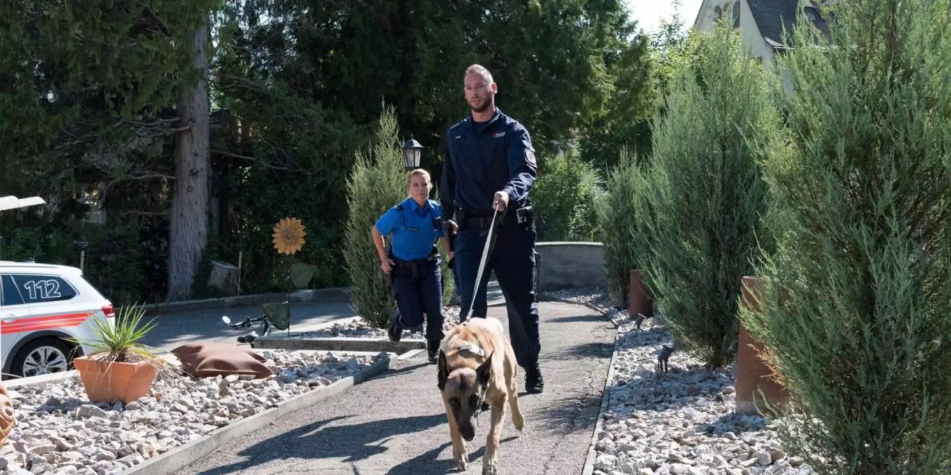 Die Polizei Basel-Landschaft am Därwiler Früeligsmärt | Nau.ch