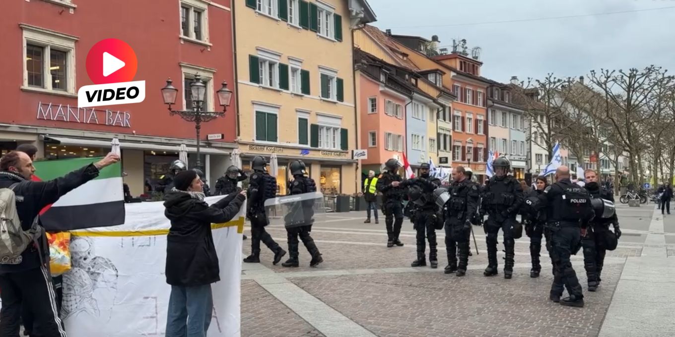 Pro-Israel-Demo unter Polizeischutz wegen Gegendemo | Nau.ch