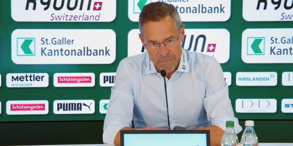 FC St.Gallen – Präsident Hüppi: «Cup-Final und Top-Vier Saisonziel»