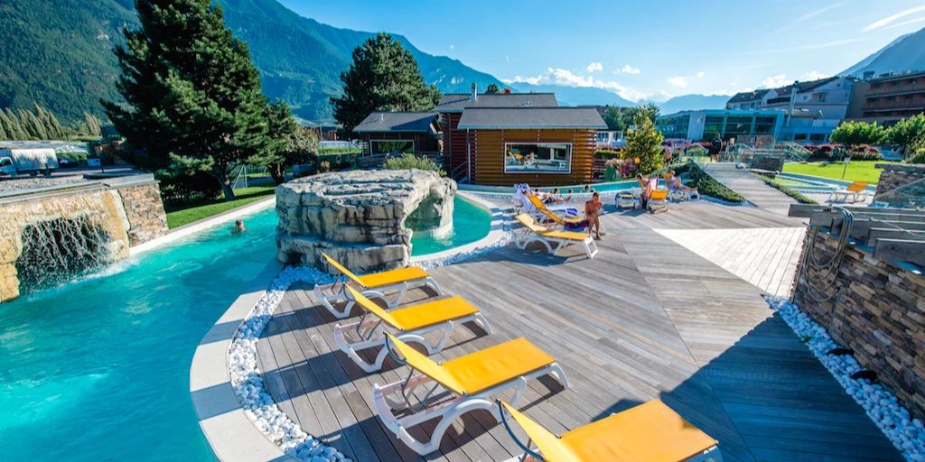 Das Thermalbad in Saillon im Wallis ist wieder offen