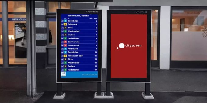 cityscreens von Livesystems ab sofort auch in Schaffhausen | Nau.ch