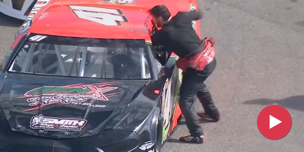 NASCAR: Andrew Grady geht nach Unfall auf Davey Callihan los