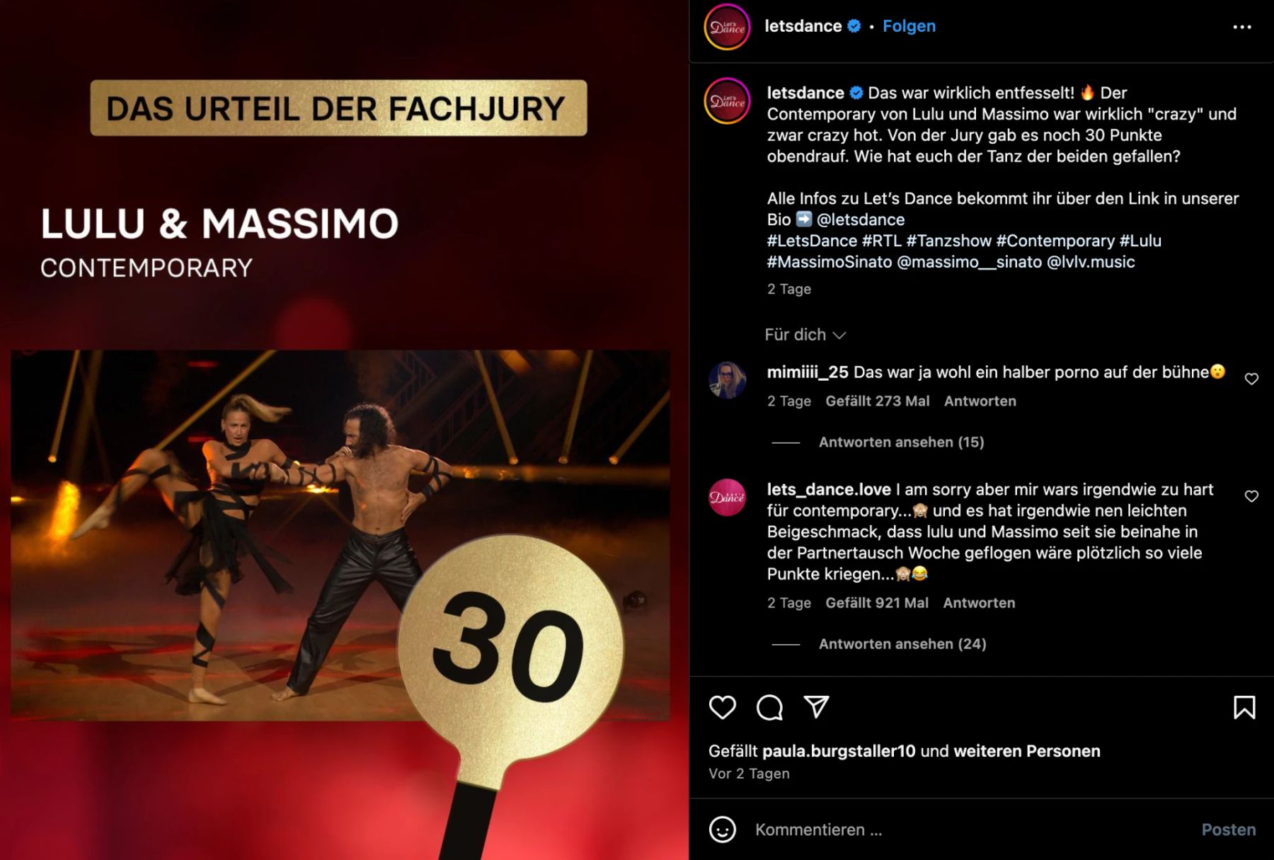 Luxus Lets Dance Nackt Bild
