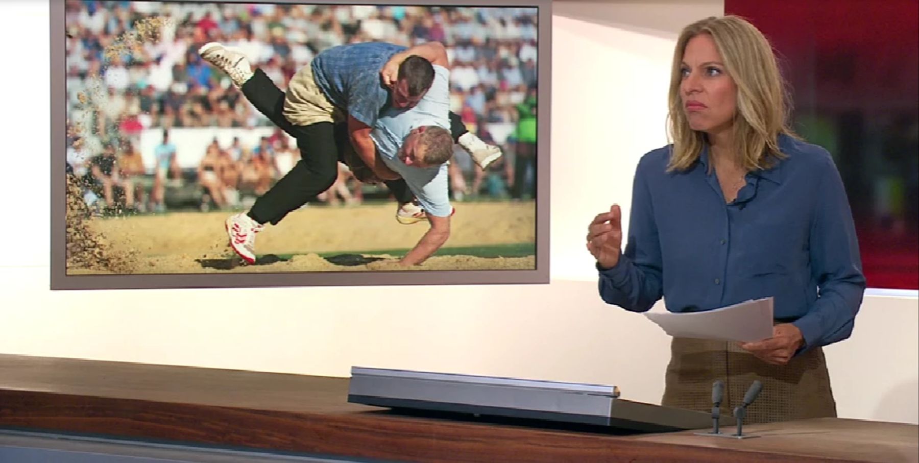 Hier steht «Tagesschau»-Moderatorin Andrea Vetsch auf dem Schlauch | Nau.ch