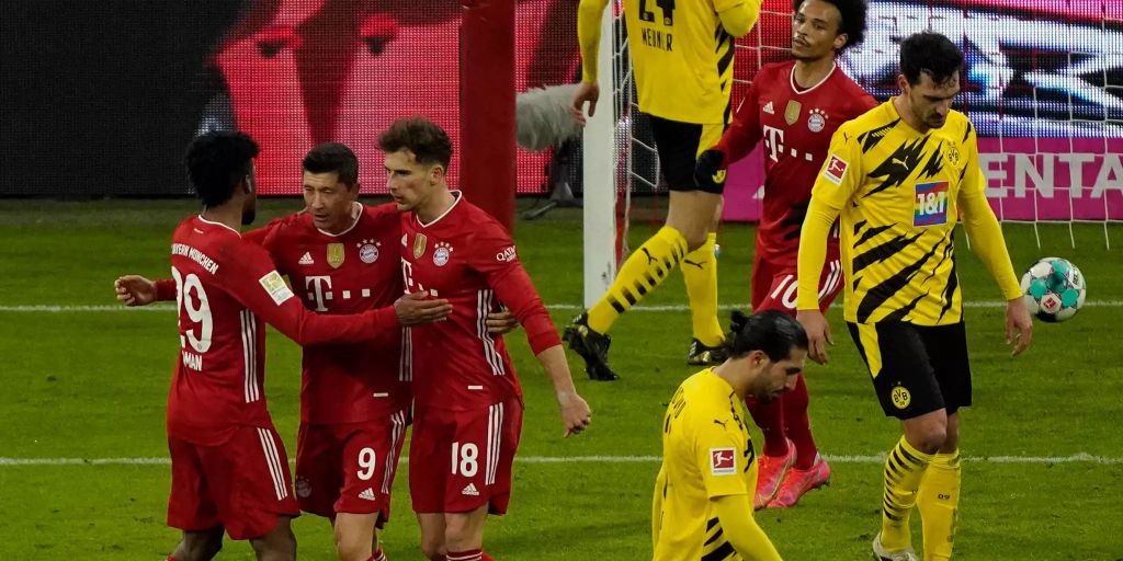 Bundesliga: Bayern gewinnt Spektakel-Klassiker gegen den BVB mit 4:2