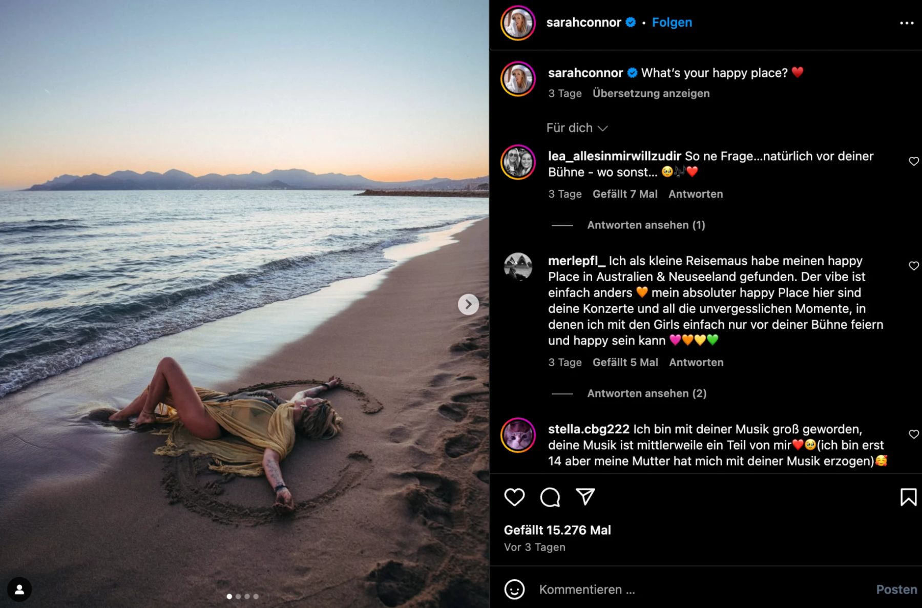 Sarah Connor lebt jetzt an der Côte d'Azur | Nau.ch