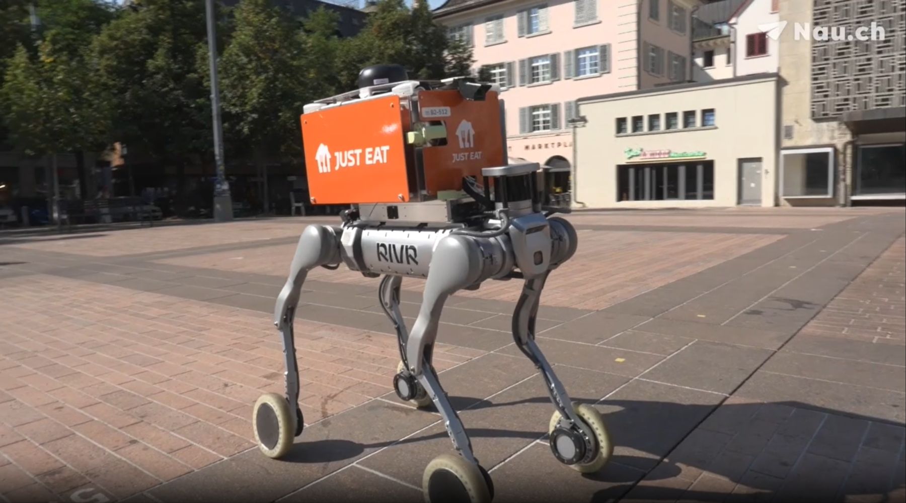 In Zürich: Hier kriegt der Nau-Reporter Essen vom Roboter geliefert ...