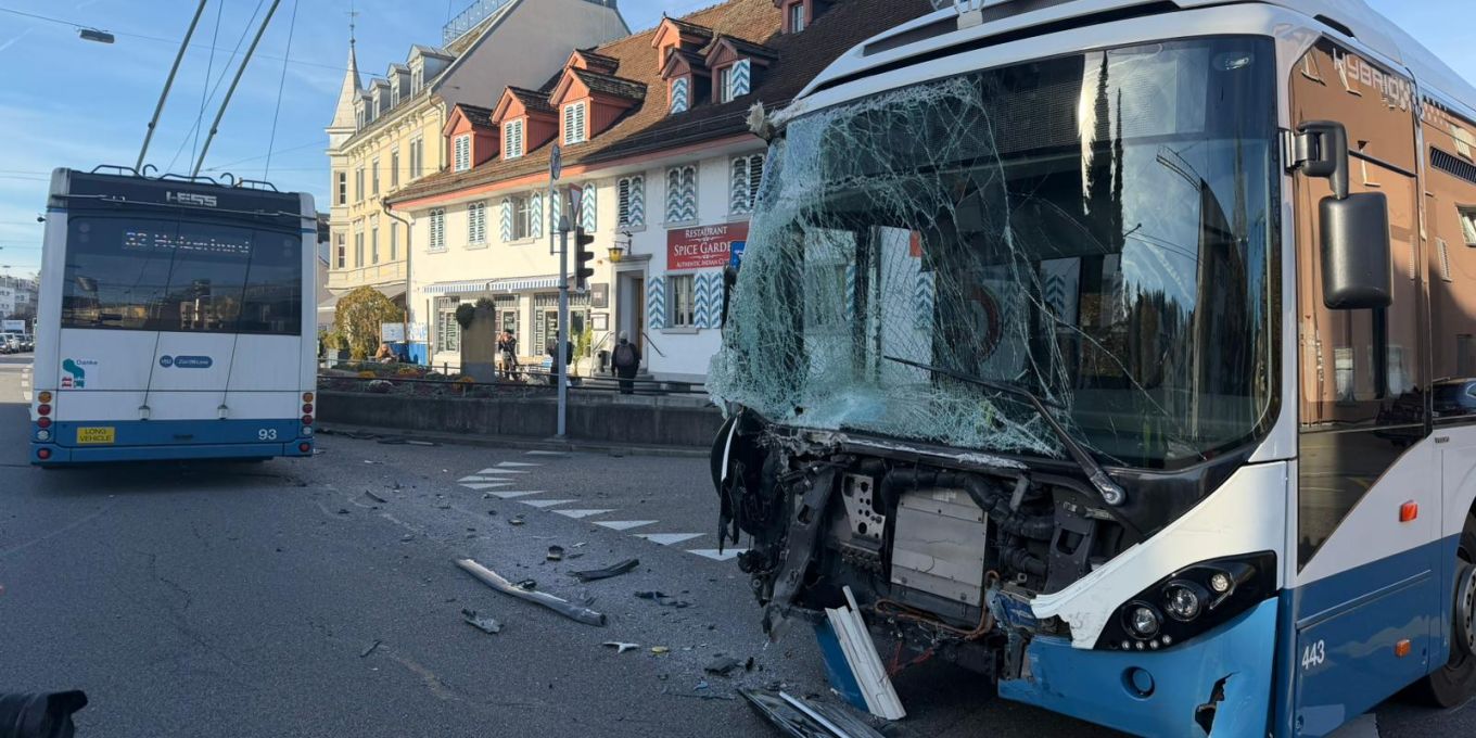 Zürich-Affoltern: Busse knallen zusammen – sieben Personen verletzt ...