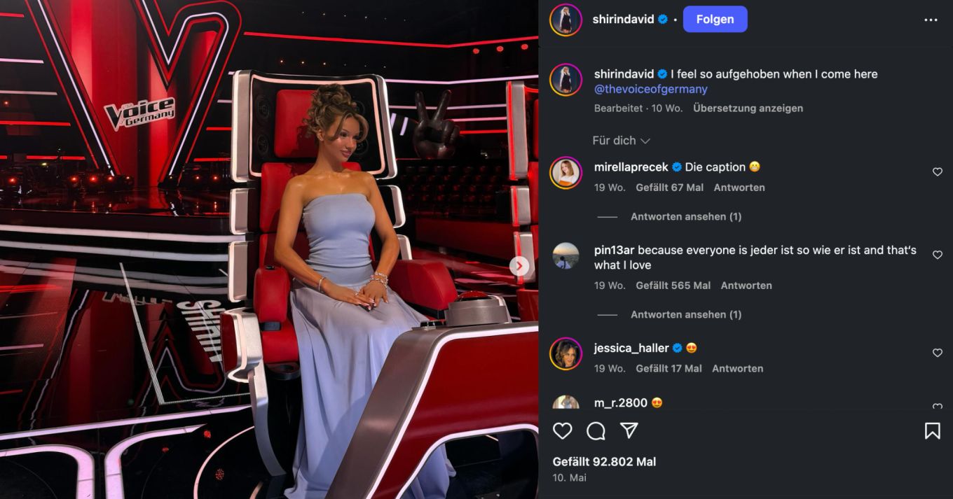 Shirin David begeistert mit Harry-Potter-Magie bei «The Voice» | Nau.ch