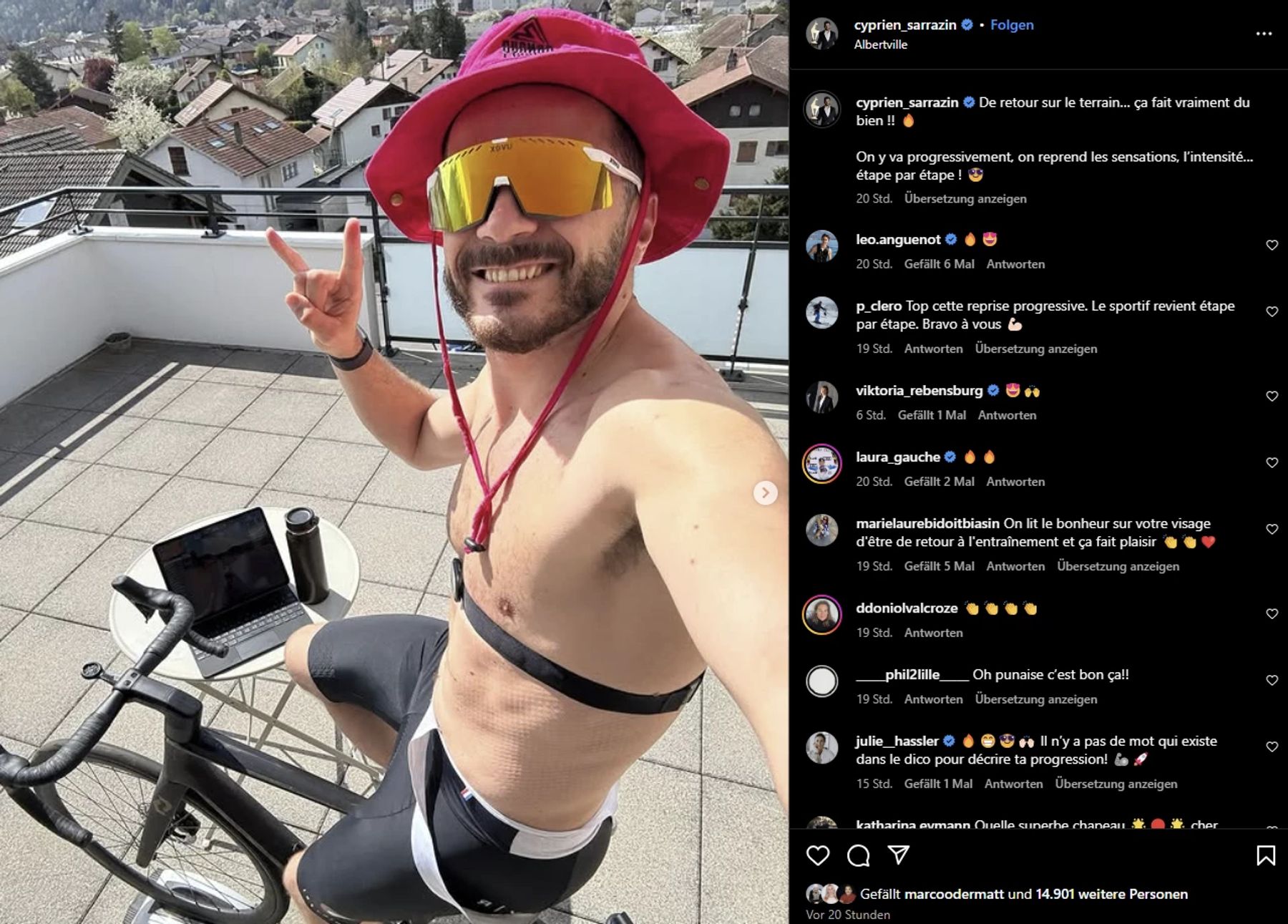 Odi-Rivale Sarrazin trainiert nach Horror-Sturz wieder draussen | Nau.ch