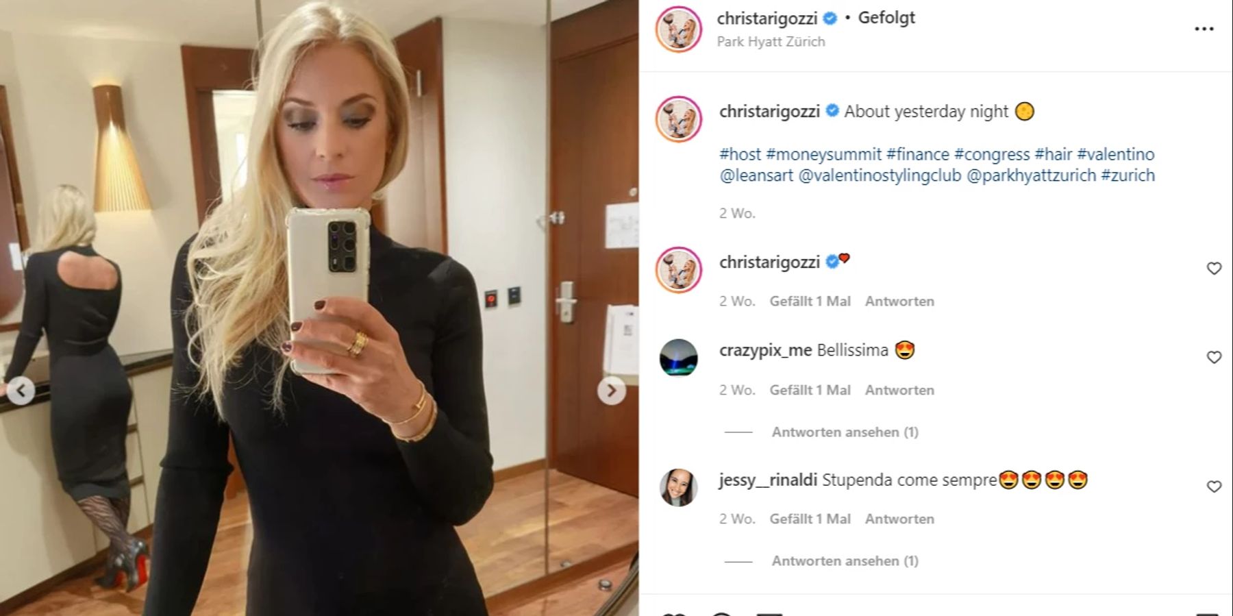 Christa Rigozzi zeigt sich erstmals als Brünette | Nau.ch