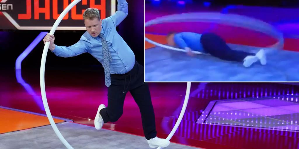 Autsch! Oliver Pocher knallt in RTL-Show auf den Boden