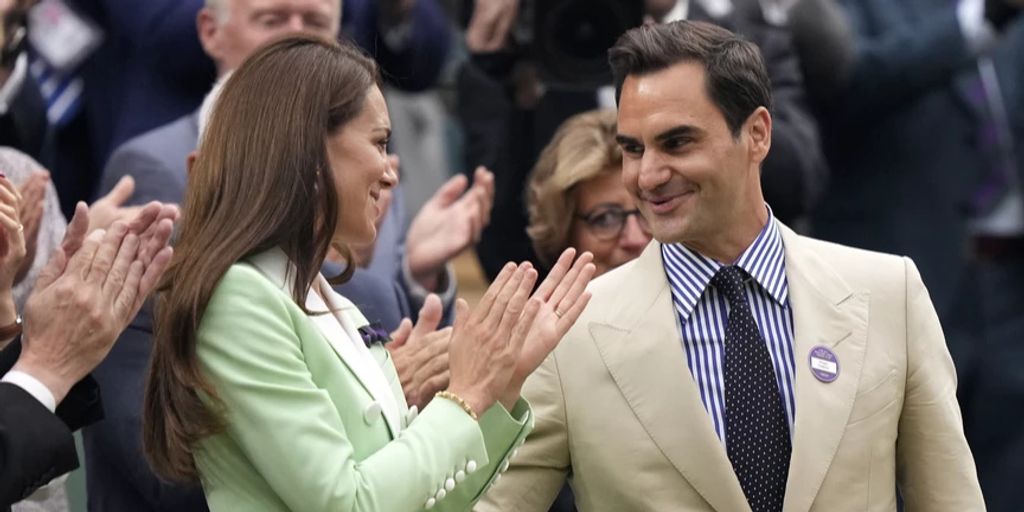Roger Federer kommt bei Prinzessin Kate ins Schwärmen