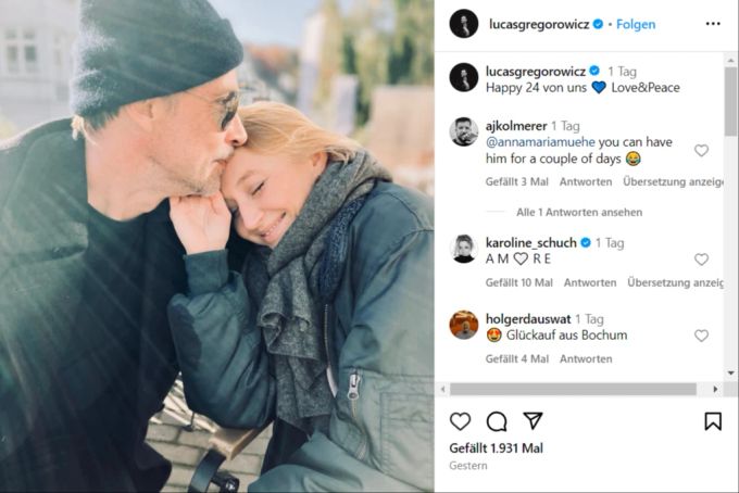 Anna Maria Mühe und Lucas Gregorowicz: Liebe offiziell bestätigt | Nau.ch