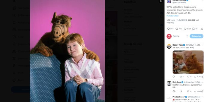 «Alf»-Kinderstar Benji Gregory leblos auf Parkplatz gefunden | Nau.ch