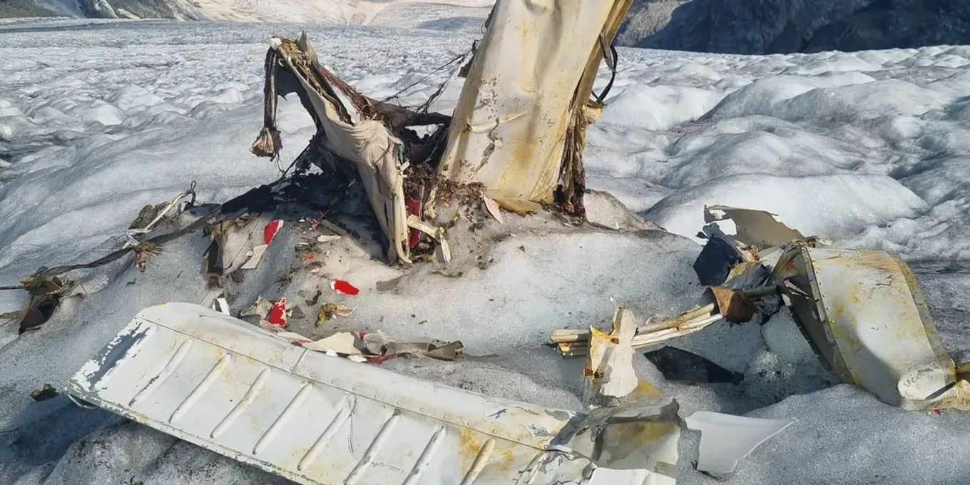 Aletschgletscher: Gefundenes Wrack ist 1968 abgestürzte Piper | Nau.ch